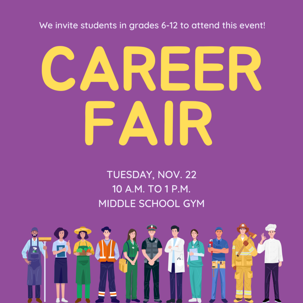 Career Fair For 6 12 Students Set For Nov 22 Voorheesville Central